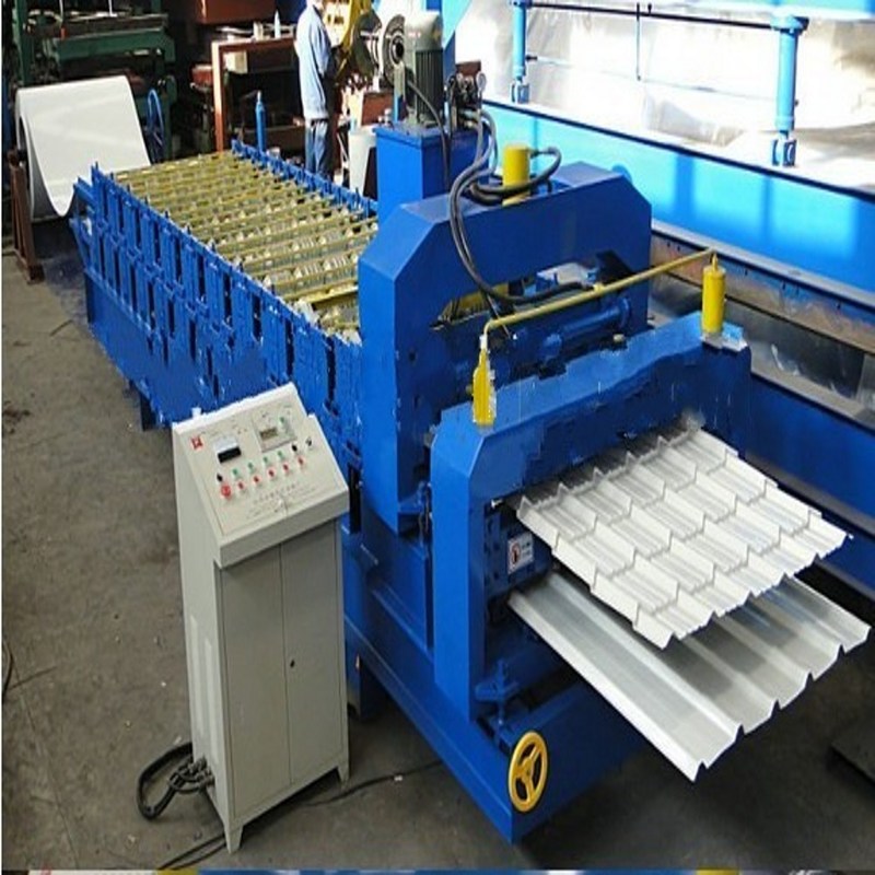 Double Layer Portable Metal Roof Roll Forming Machine For Corrugated ...