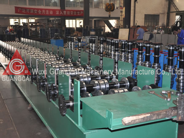 Carriage Board Roll Forming Equipment / Corrugated Steel Panel Roll ...